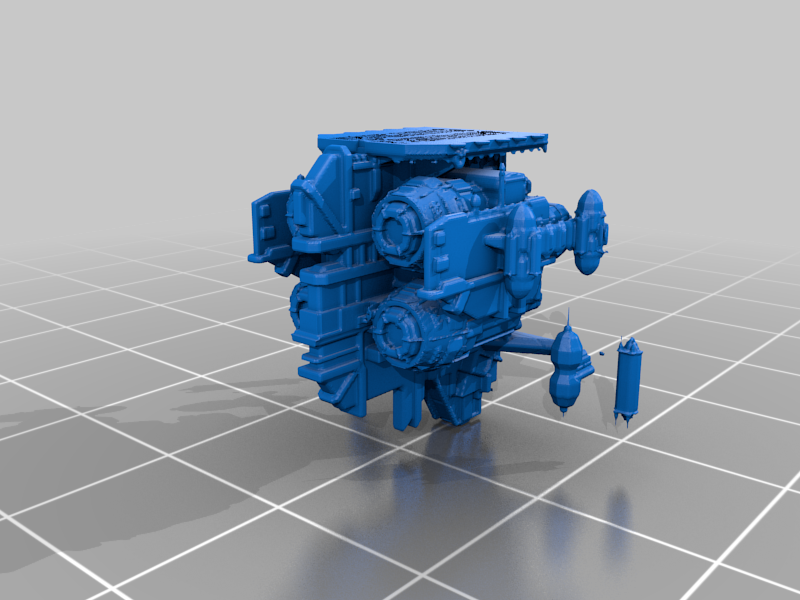 Free STL file Imperial Retribution-Class Battleship・3D printable model ...