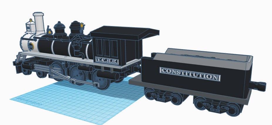 Free 3D file Constitution (Locomotive) 🚂・3D printing idea to download・Cults