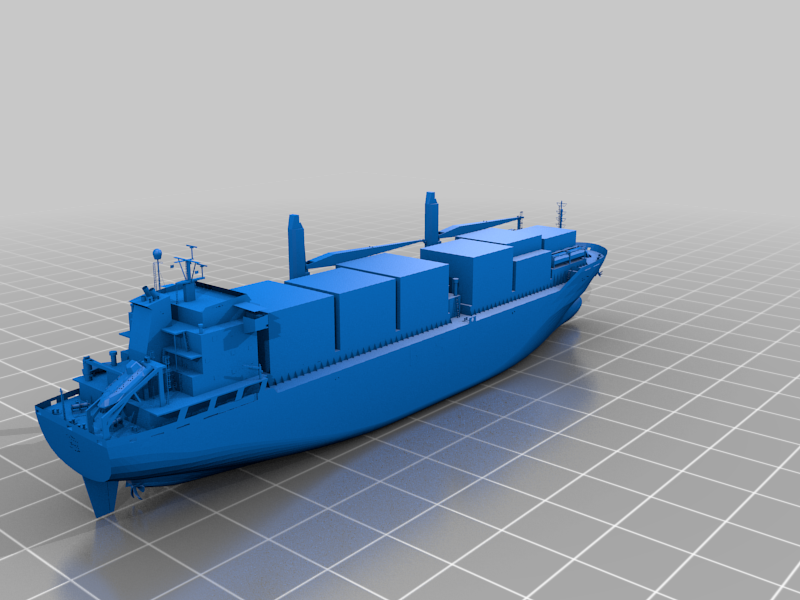 Free 3D file Cargo Ship Collection 🚢・3D print design to download・Cults