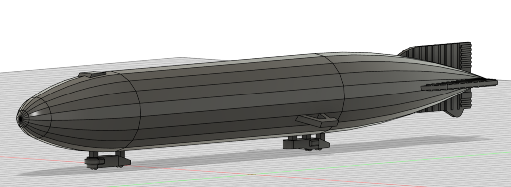 Free 3D file P Class Zeppelin- WW1 💣・3D printable model to download・Cults
