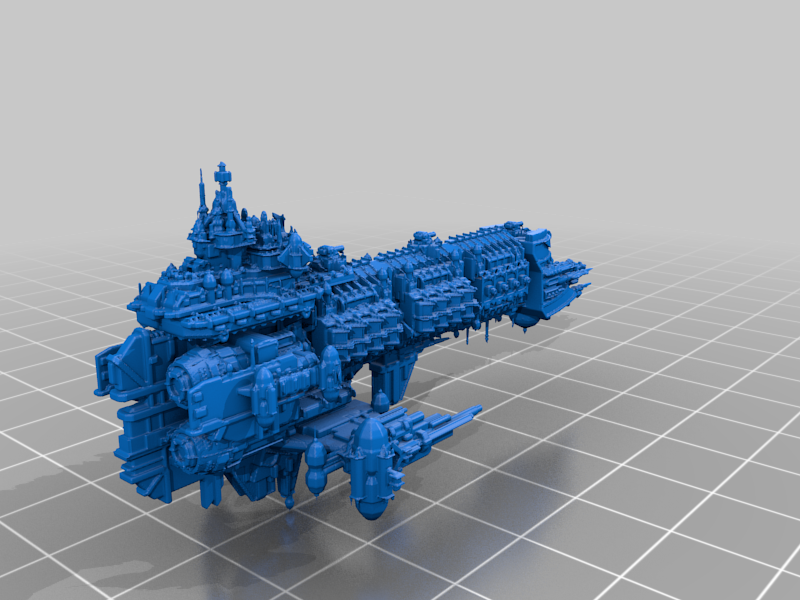 Free STL file Imperial Emperor-Class Battleship 🚀・3D print model to ...