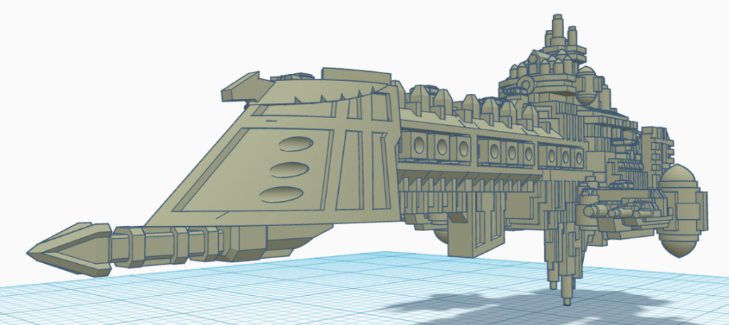Free STL file Imperial Retribution-Class Battleship ⚔・3D printable ...