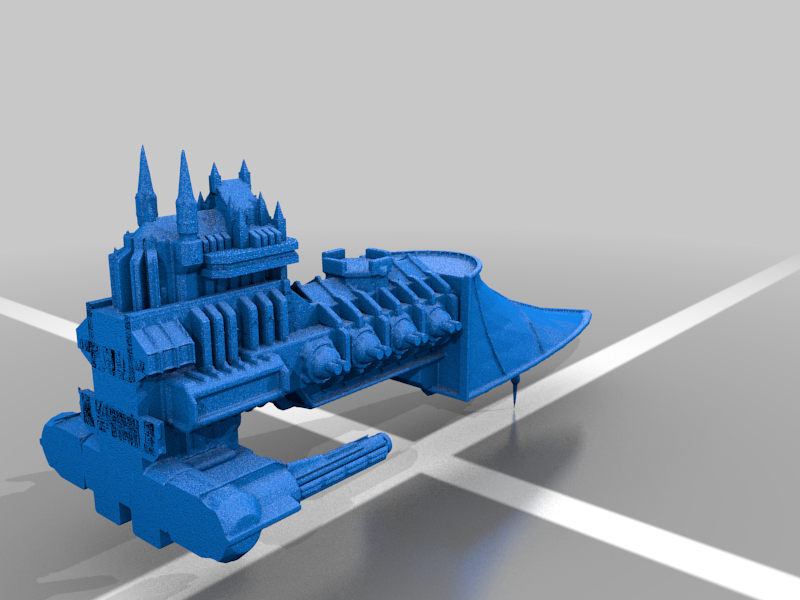 Free STL file Imperial Sword-Class Frigate・3D printer model to download ...