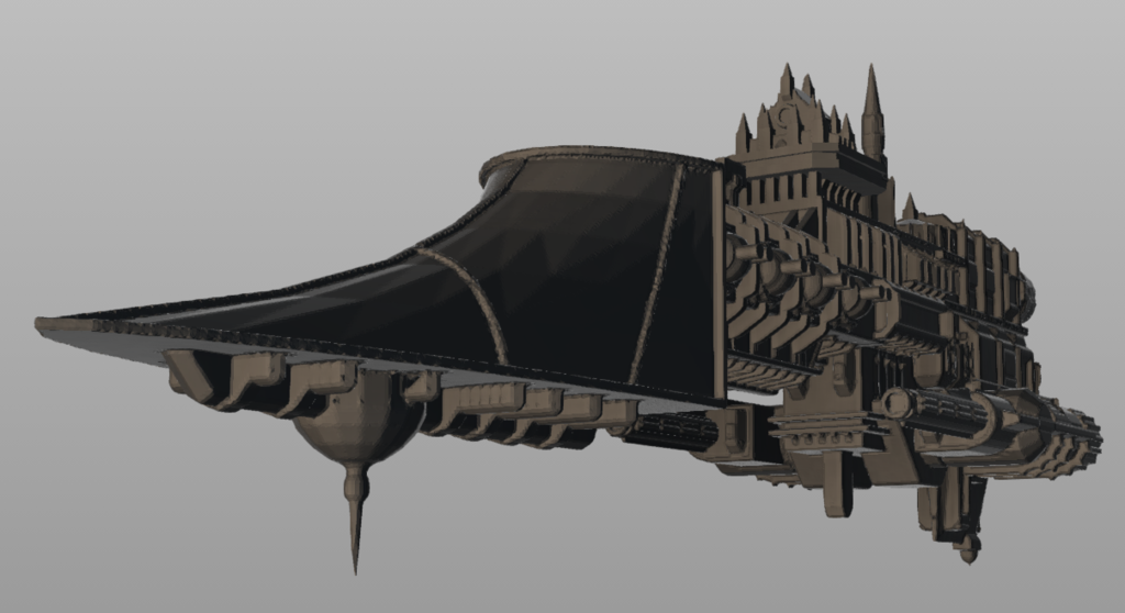 Free STL file Imperial Sword-Class Frigate 🛰・3D printer model to ...