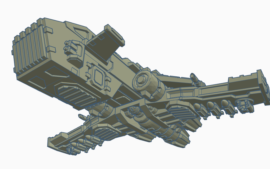 Free STL file Thunderhawk Gunship・3D printer model to download・Cults