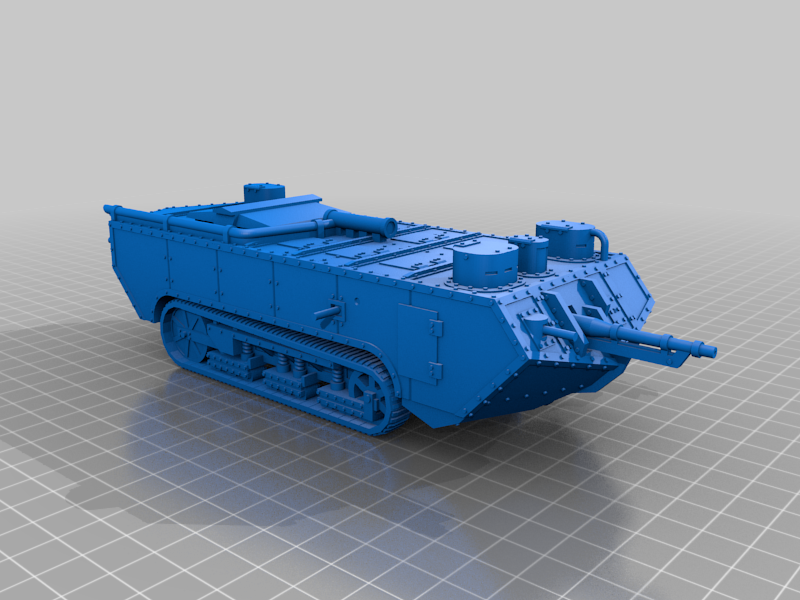 Free 3D file St. Chamond- WW1 Tank 🪖・3D printable model to download・Cults