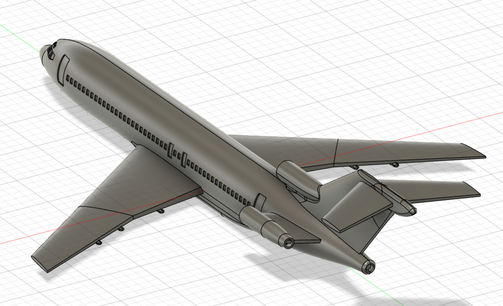 Free 3D file Boeing 727-200 ️・3D printable design to download・Cults