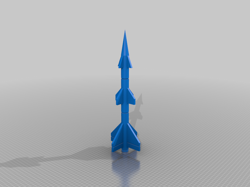 Free STL file Nuclear ICBM Model 🚀・3D printing design to download・Cults
