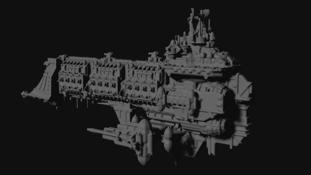 Free STL file Imperial Retribution-Class Battleship ⚔・3D printable ...