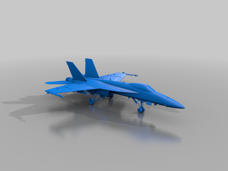 Free 3D file F-18 Hornet・3D print design to download・Cults
