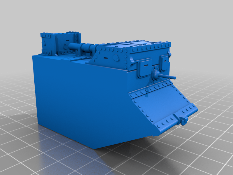 Free STL file Mark V Landship- Easy Print 🪖・3D print model to download ...