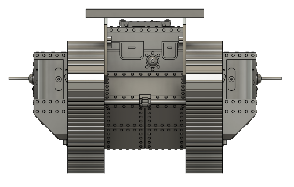 Free STL file Mark V Landship- Easy Print 🪖・3D print model to download ...