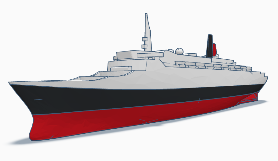 Free 3D file Simple Queen Elizabeth II (QE2)・3D printer model to ...
