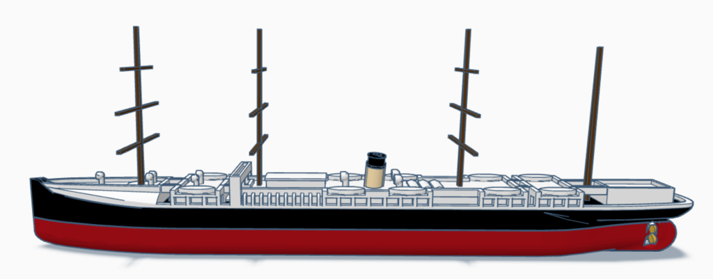 Free 3D file Simple RMS Atlantic・3D print model to download・Cults