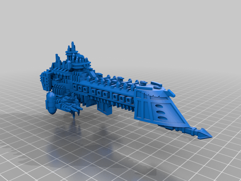 Free STL file Imperial Retribution-Class Battleship ⚔・3D printable ...