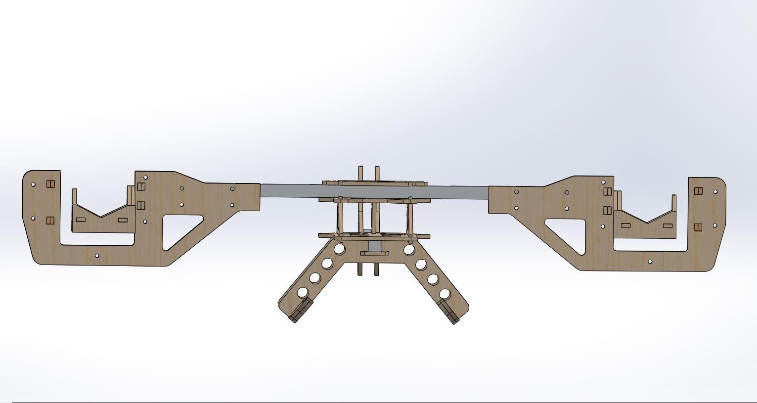Free STL file Bicopter 3D laser cut・Template to download and 3D print・Cults