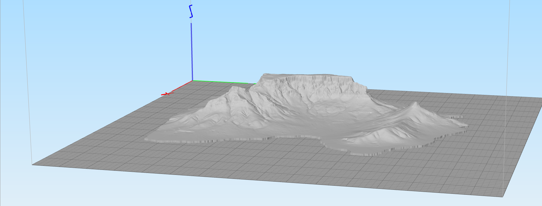 STL file Table Mountain・3D printer model to download・Cults