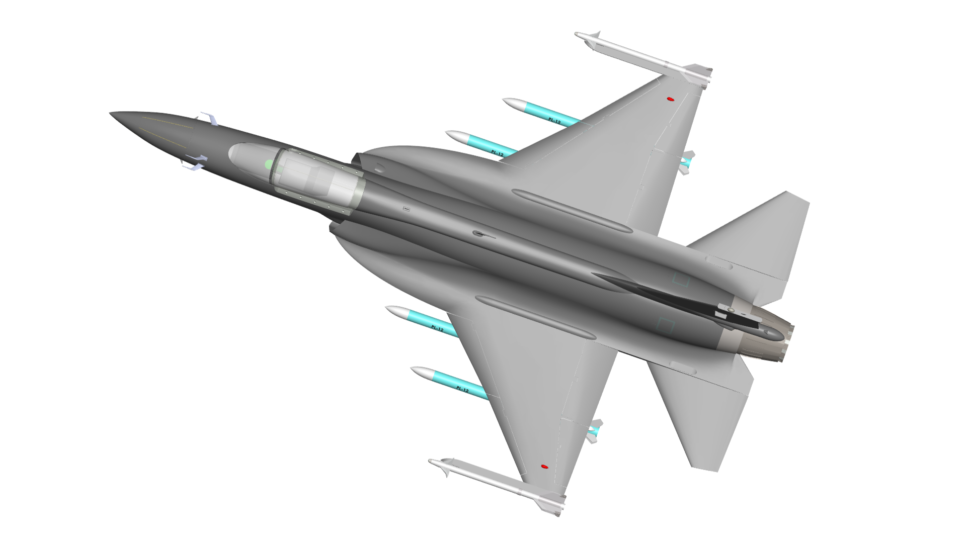 3D file Air Force Chengdu JF-17 🛩️・3D printable model to download・Cults