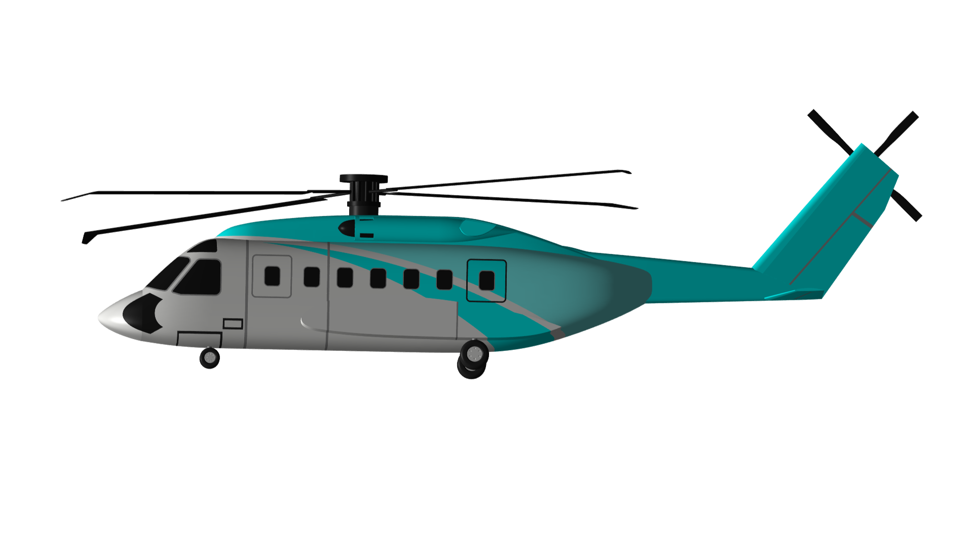 3D-Datei Sikorsky S-92・3D-druckbares Modell zum Herunterladen・Cults