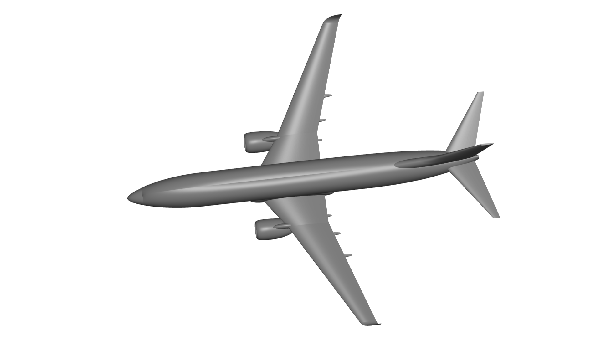 3D file Boeing 737-800 🛩️・Template to download and 3D print・Cults