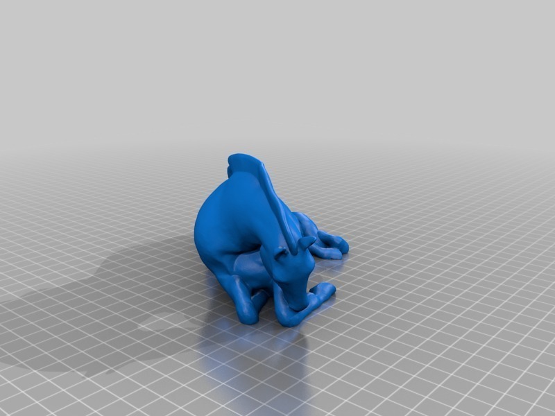 Free 3D file Horse Lying Down 🐎・3D print model to download・Cults