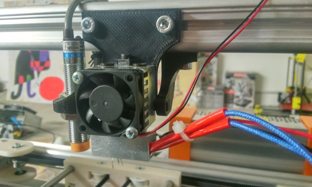 Free 3D file Cyclops/Chymera E3D extruder holder with inductive sensor ...