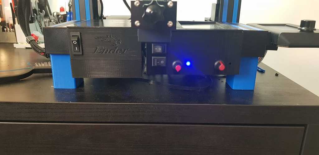 Free STL file 60mm Ender 3V2 extended feet with left and right rear ...