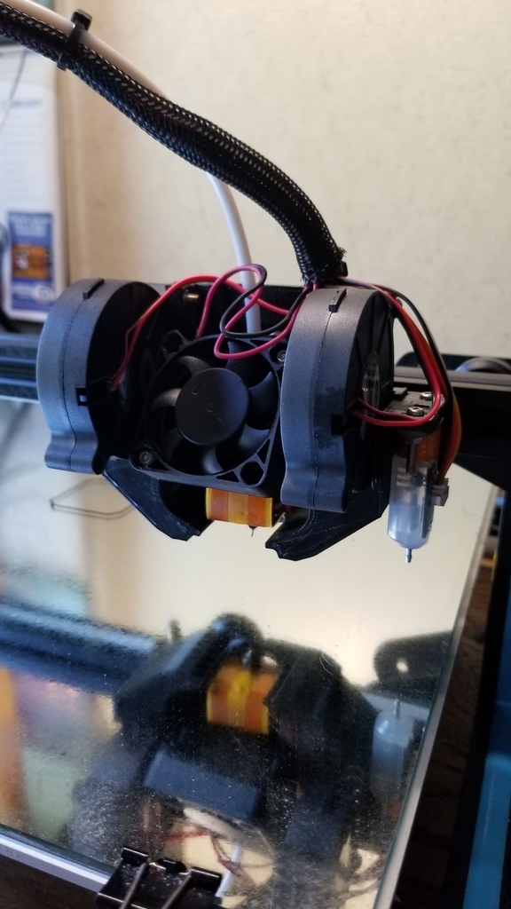 Free 3D file remix Creality cr10 ender 2 double 5015 fan mount. stock ...