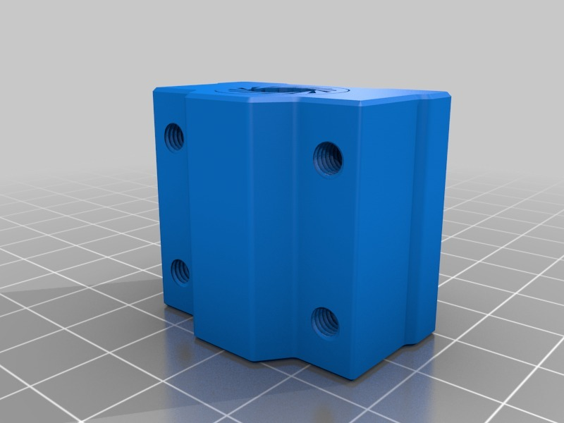 Free 3D file Bearing blocks incl. 8mm bearing (LM8UU) (Anet A8/A6 ...
