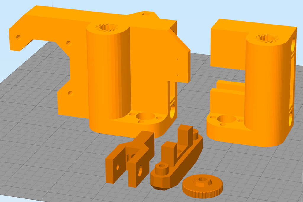 Free 3D file Hesine M505 Anet A8 (Prusa i3) X-Mounts incl. 8mm bearing ...