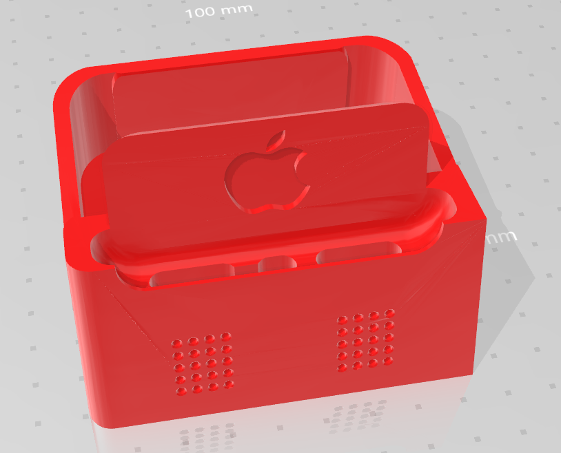 Free STL file iPhone SE 2020 Dock (fits with Spigen Case)・3D printable ...