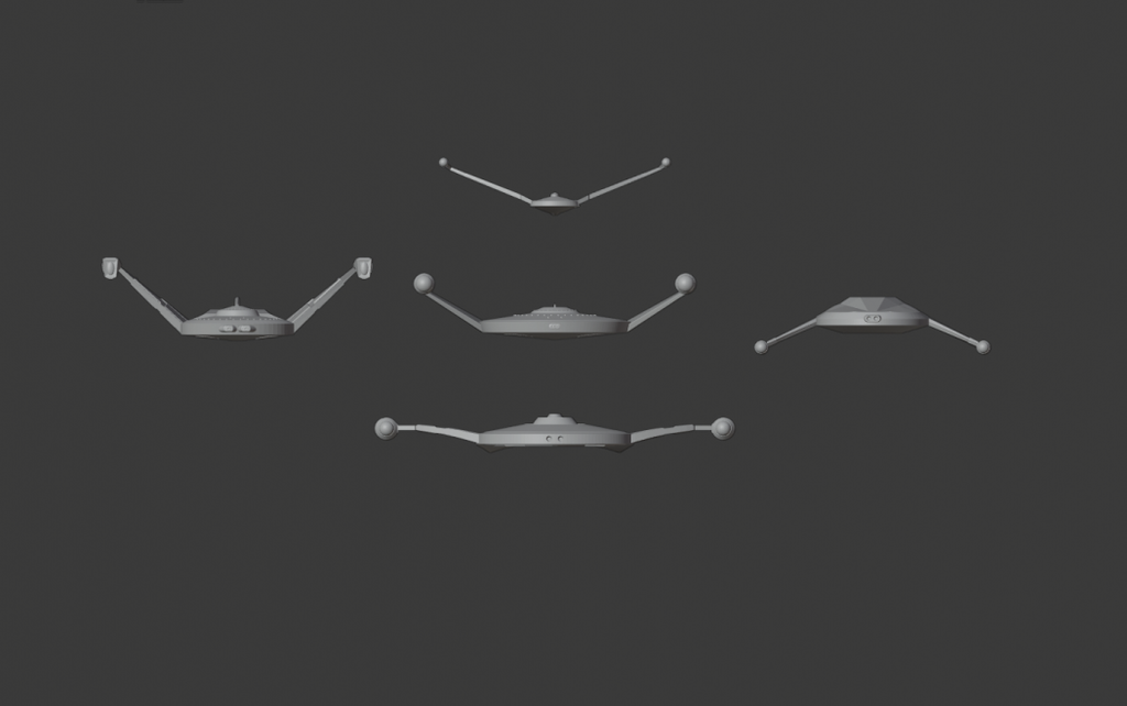 Free STL file FASA TOS era Romulans: Star Trek starship parts kit ...
