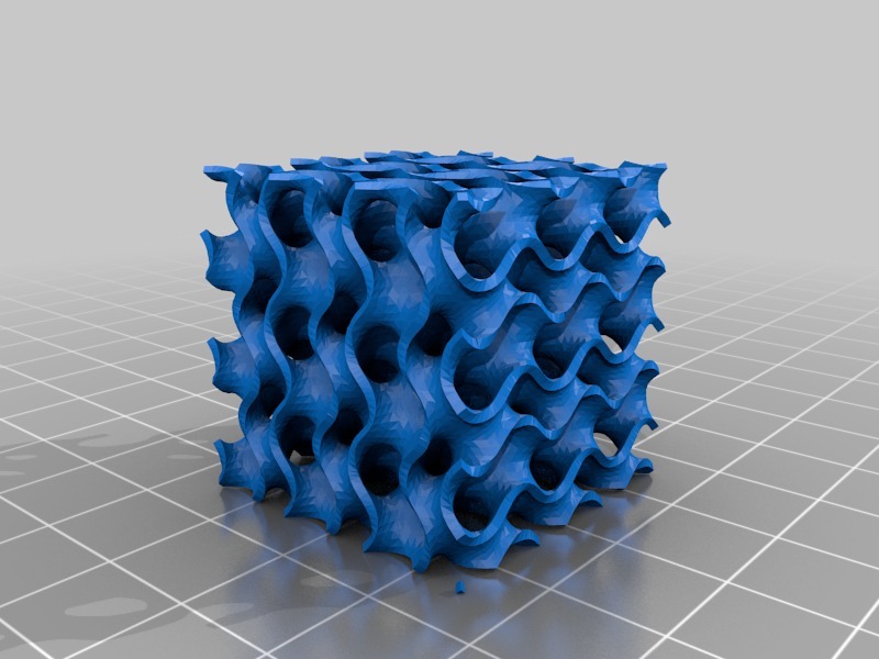 Free 3D file Low Poly Shoen Gyroid SHELL version・3D print object to ...