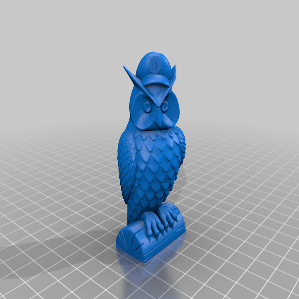 Free 3D file Owl Mario・3D print design to download・Cults