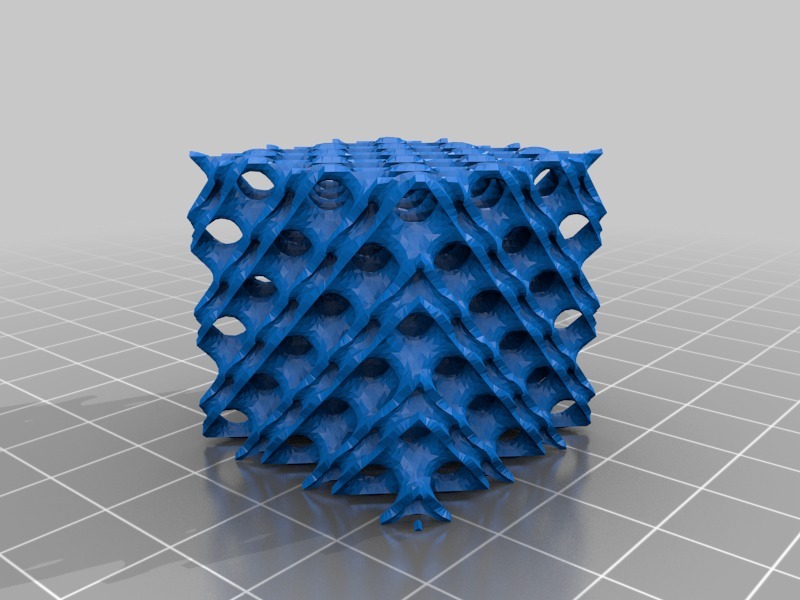 Fichier 3D gratuit Version Low Poly Schwartz Diamond SHELL・Design à ...