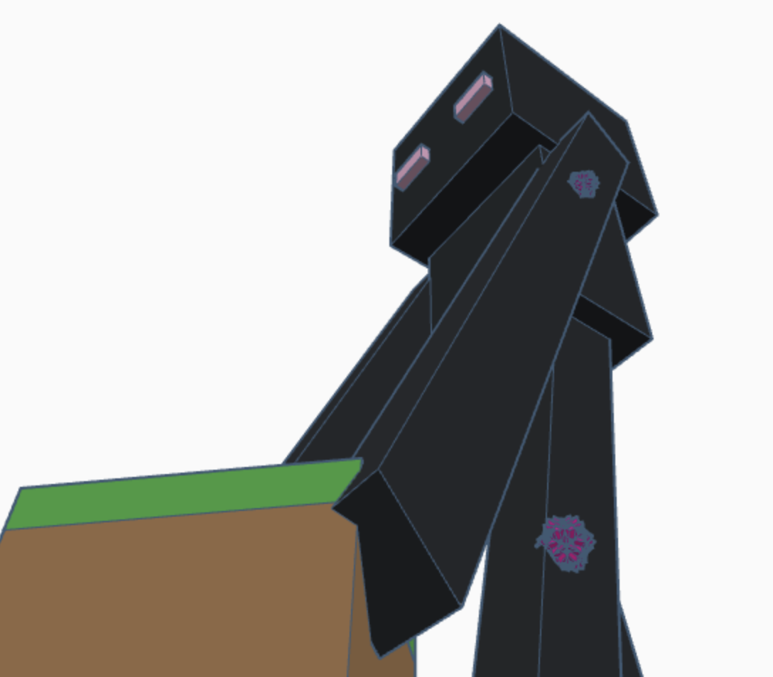 STL file Enderman Minecraft Mob 🦸・Design to download and 3D print・Cults