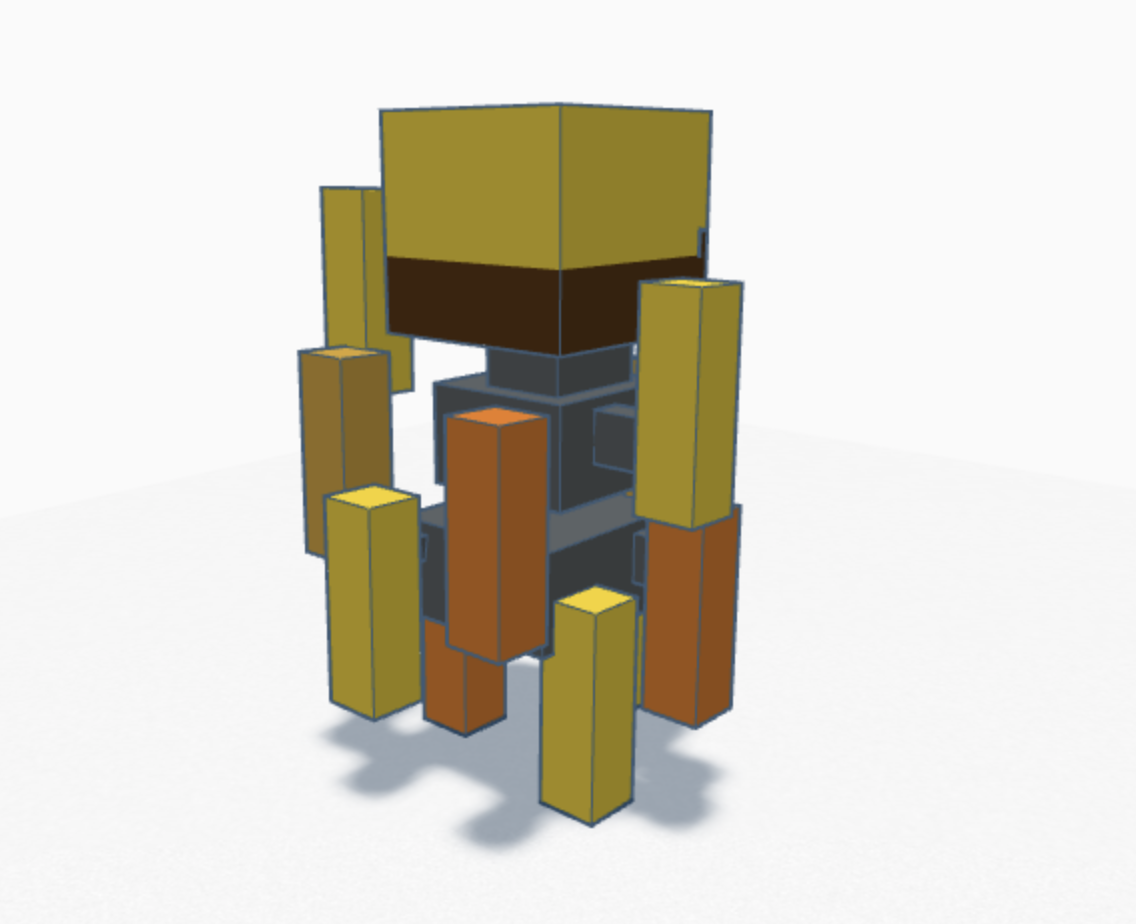 STL file Blaze minecraft Mob 🦸・3D printer design to download・Cults