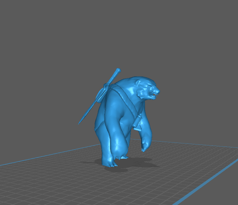 STL file Virtus Werebear Courier DOTA 2 3D Model・3D printing idea to ...