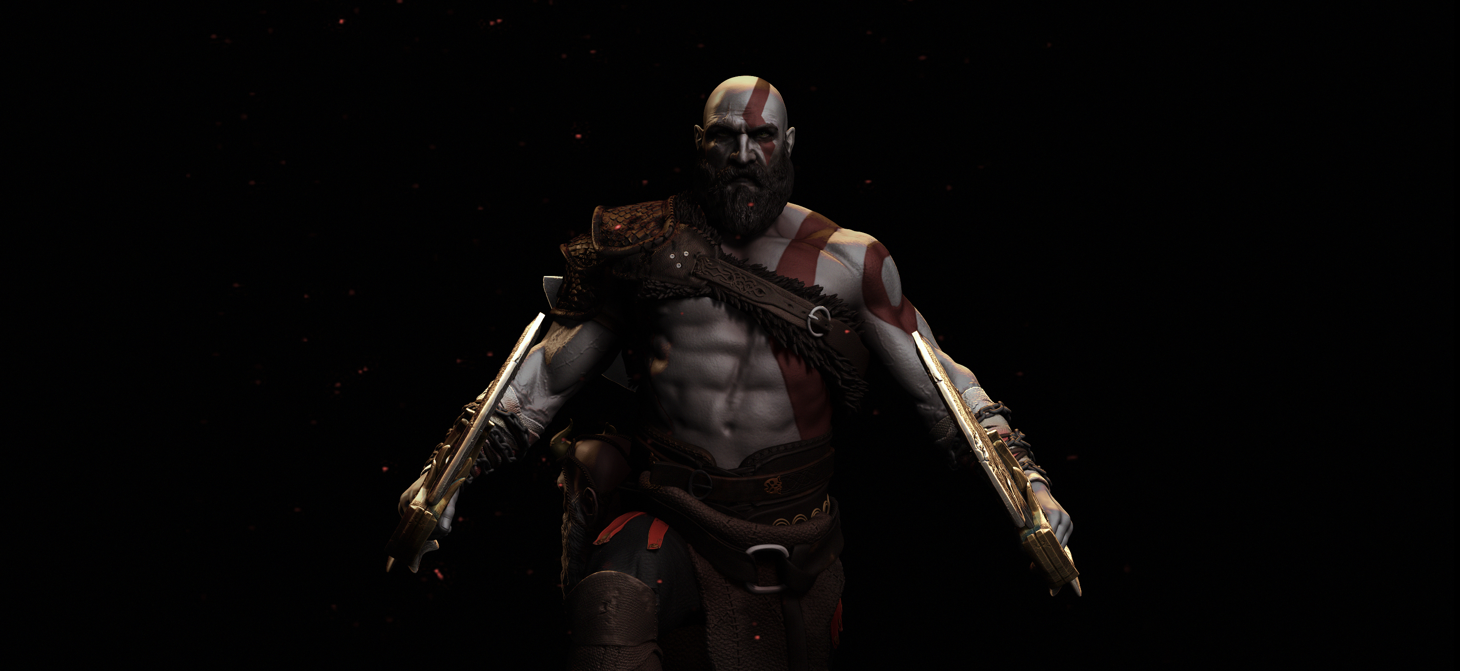 Kratos God Of War 3 Full Body