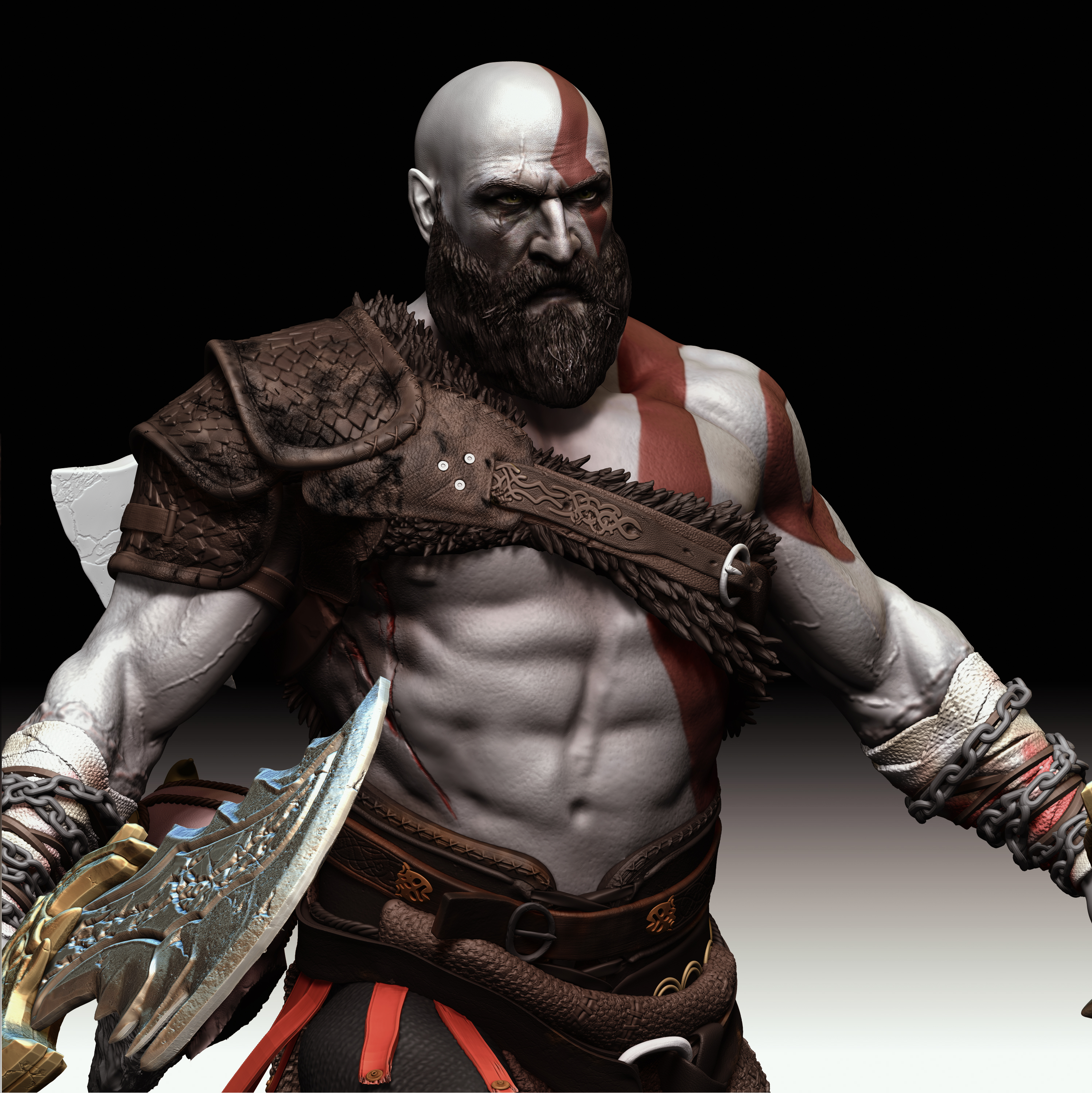 Kratos God Of War 3 Full Body