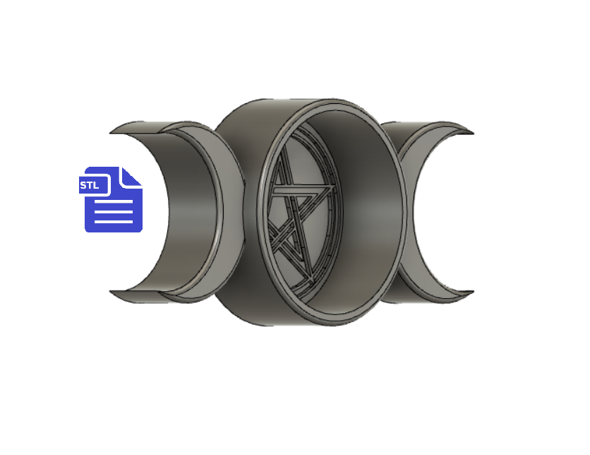 3D file Triple Moon Dish / Trinket Dish / Candle Holder for altar 🌙・3D ...