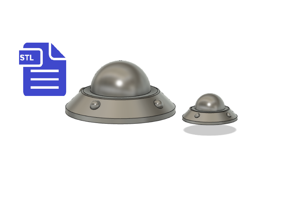 3D file 3D UFO Ship・Design to download and 3D print・Cults