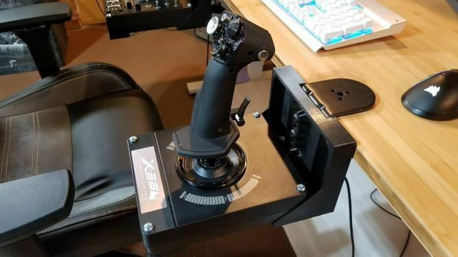 Free 3D file X55 X56 HOTAS Desk Clamp remix v3・Template to download and ...