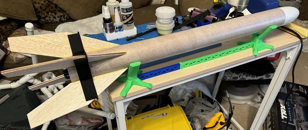 Free 3D file Braced BPS Rocket Cradle 🚀・3D printable model to download ...