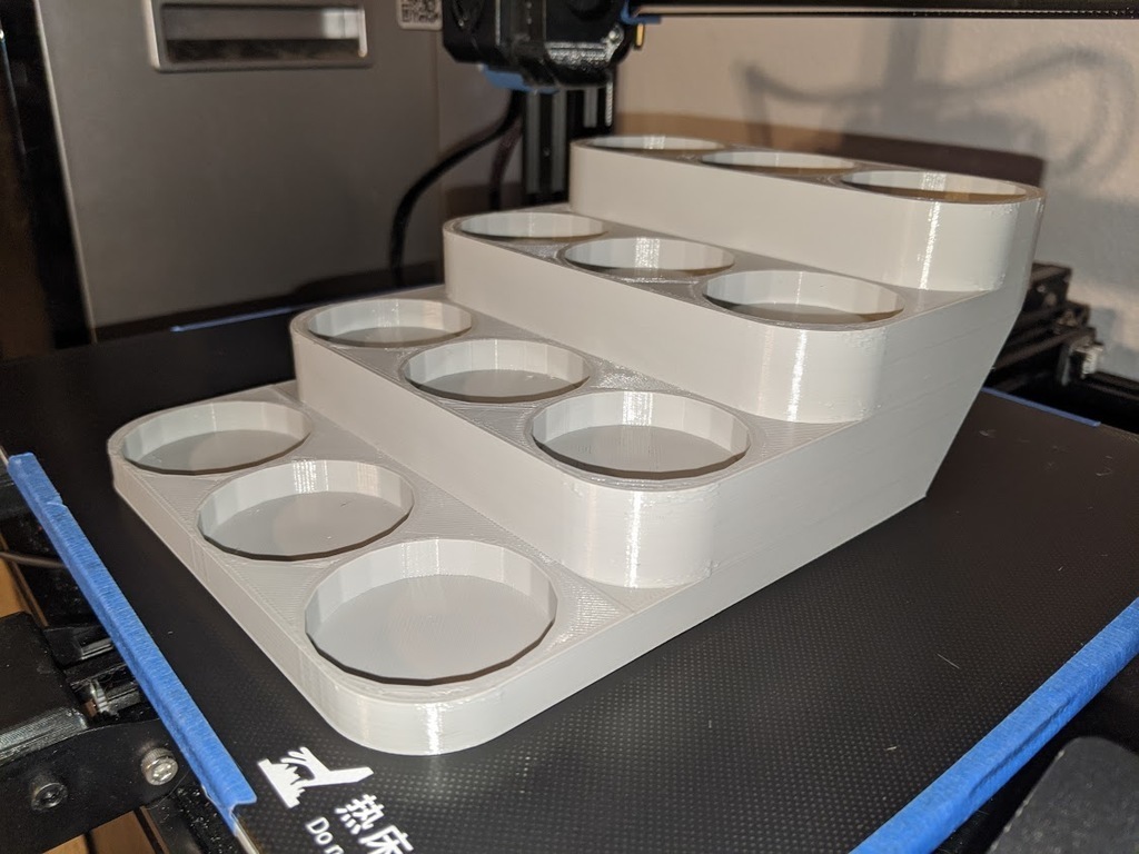 STL-Datei Vape Juice Rack für 100ML bis 120ML Flaschen mit 3 Größen 20 ...