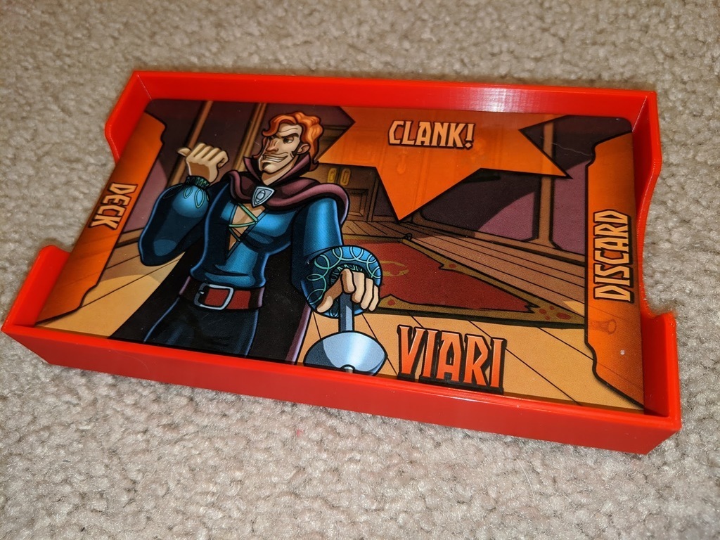 Free STL file Clank! Board Game Box Insert Organizer with Upper ...