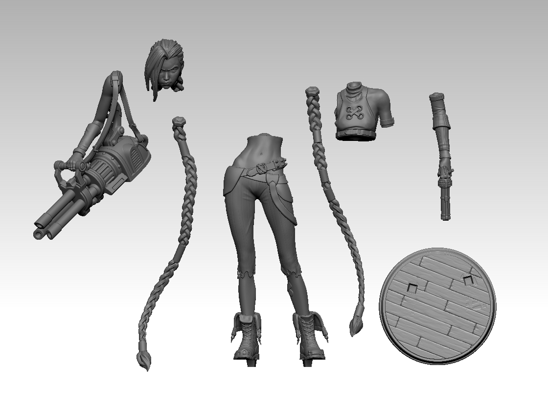 3D file JINX is angry 😡・3D print design to download・Cults