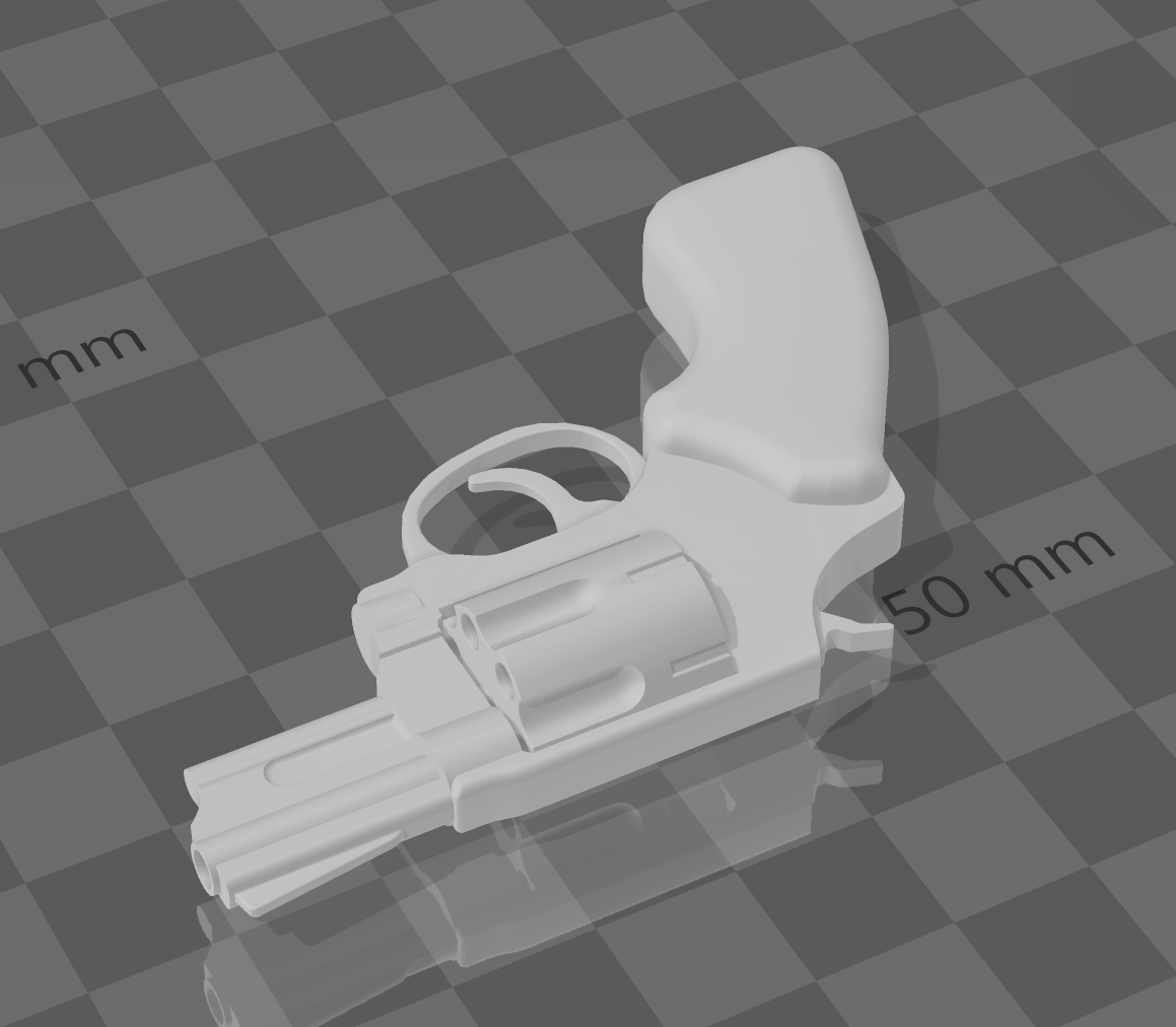 Free STL file Revolver gun model 🔫・3D print design to download・Cults