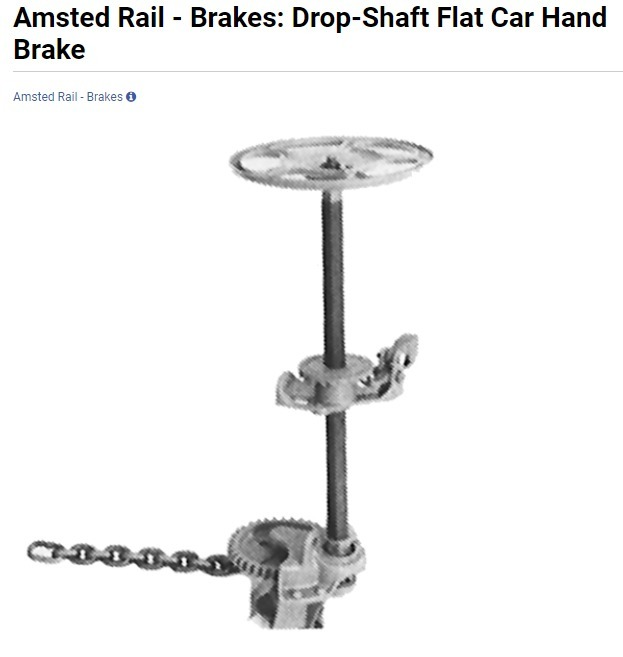 Free 3D file 1/8th Scale Drop-Shaft Flat Car Hand Brake・3D printer ...