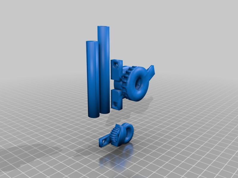 Free 3D file 1/8th Scale Drop-Shaft Flat Car Hand Brake・3D printer ...